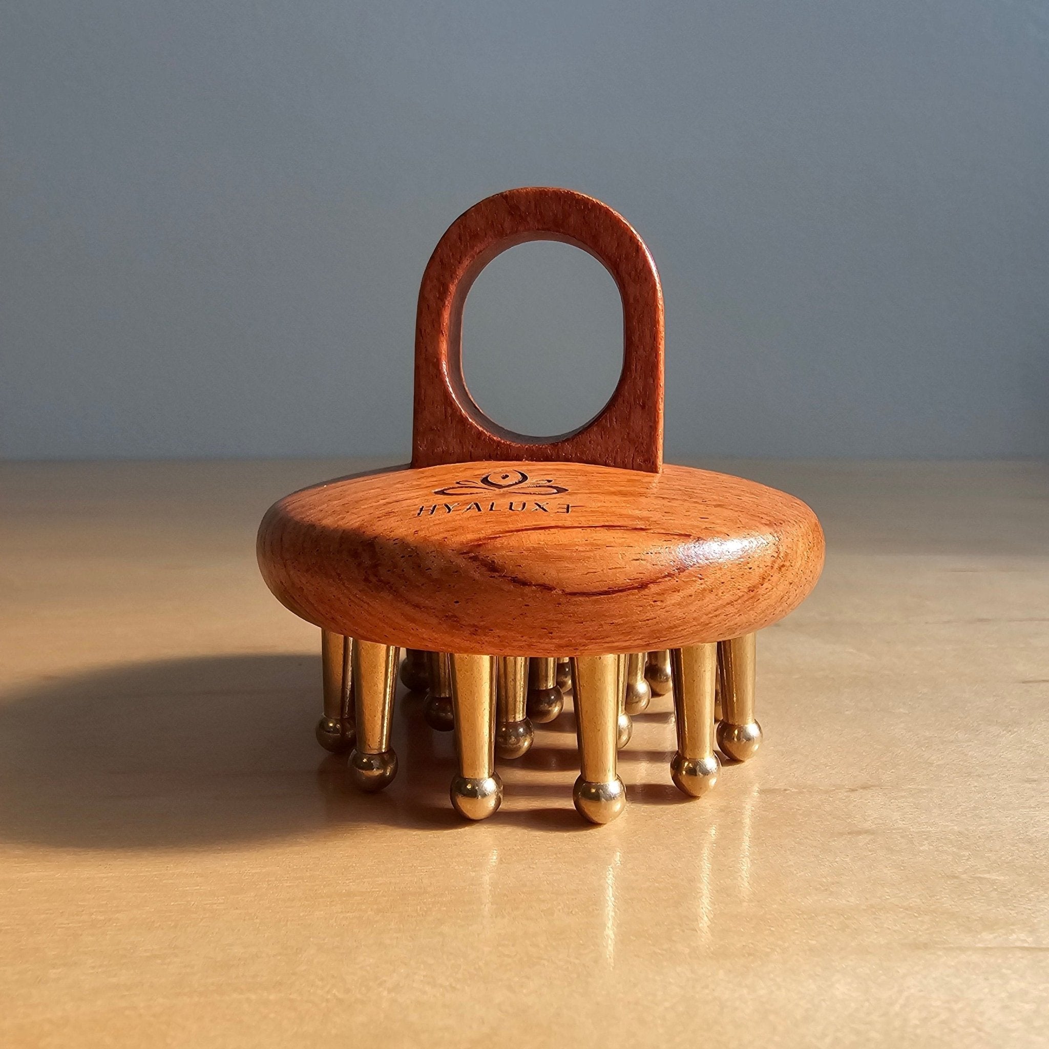 Copper Meridian Wooden Comb – Hyaluxe Body