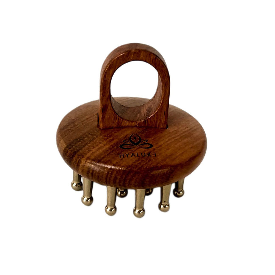 Copper Meridian Wooden Comb – Hyaluxe Body