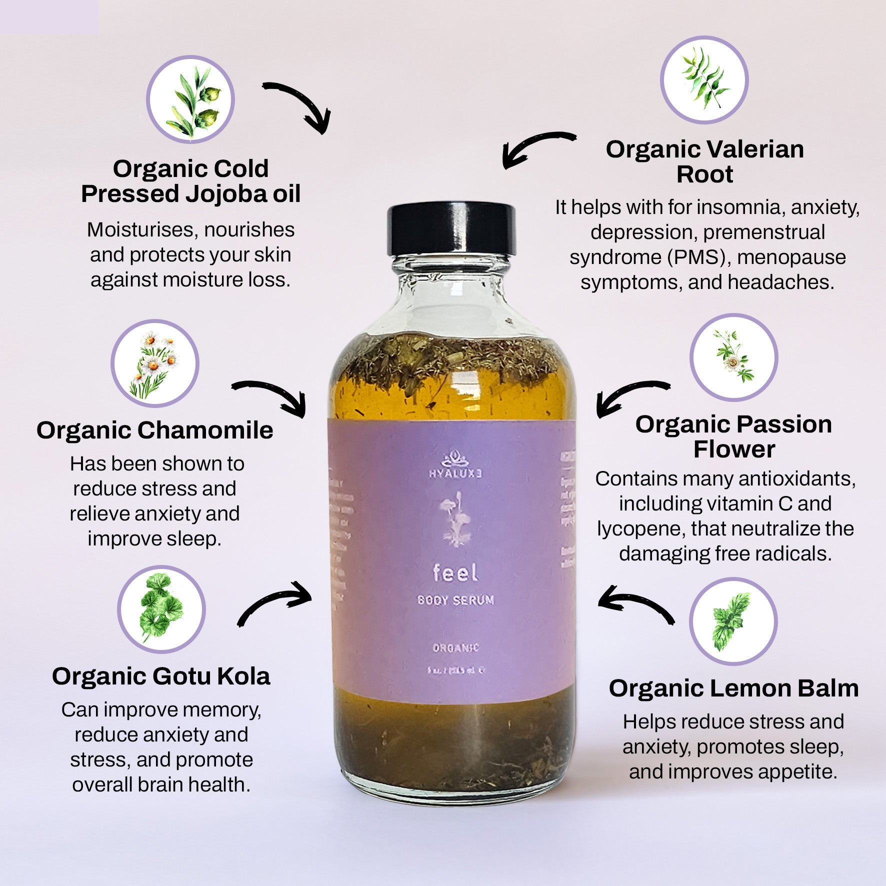 FEEL: Soothing Mind and Inflammation Body Serum – Hyaluxe Body